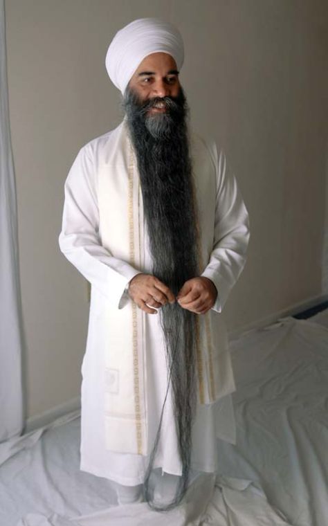 Sarwan Singh: The Man with the World’s Longest Beard (2.49 m) - Infy world