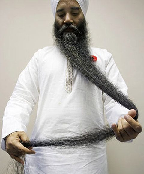 Sarwan Singh: The Man with the World’s Longest Beard (2.49 m) - Infy world